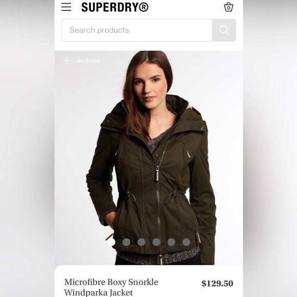 Superdry | Jackets & Coats | Nwt Microfibre Boxy Snorkle Windparka Jacket Xs | Poshmark